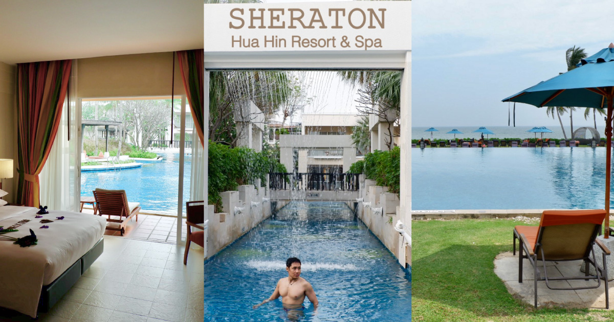 Sheraton Hua Hin Resort & Spa ยิ่งใหญ่อลังการ สระว่ายน้ำยาวเหยียดลัด ...